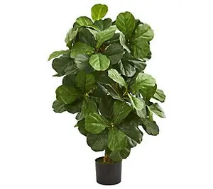 NEARLY NATURAL 3.5' Fiddle Leaf Artificial Tree Nearly Natu Ral - One-color