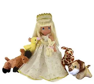PRECIOUS MOMENTS 12' A Small Child Shall Lead T Hem Doll - One-color