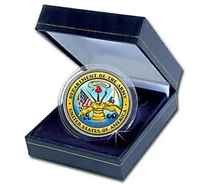 AMERICAN COIN TREASURES Armed Forces Commemorative Colorized Jfk Half D Ollar Army - One-color