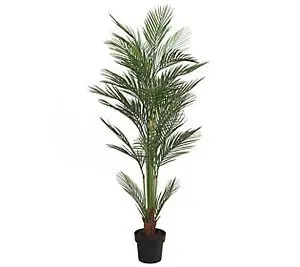 PULEO INTERNATIONAL 63' Artificial Areca Palm T Ree With Vase - One-color