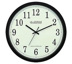 LA CROSSE 14' Radio Controlled Analog Clock - One-color