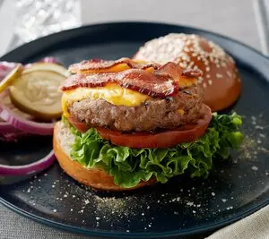 RASTELLI'S 5.33-oz Cheddar & Bacon Beef Burgers - One-color