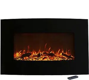 NORTHWEST 36' Curved Color Changing Fireplace - One-color