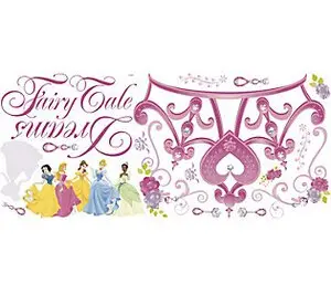 ROOMMATES Disney Princess Crown Peel & Stick Gi Ant Wall Decal - One-color