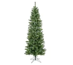 VICKERMAN 4.5' X 24' Salem Pencil Pine Artifici Al Tree, Ww - One-color