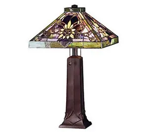 MEYDA Tiffany Style 22'h Solstice Table Lamp - One-color