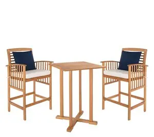 SAFAVIEH Pate 3-piece Bar Table Bistro Set