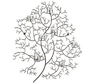 SAFAVIEH Tree Votive Wall Decor By - One-color