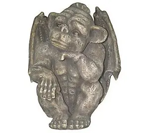 SANTA'S WORKSHOP Thinking Resin Gargoyle By