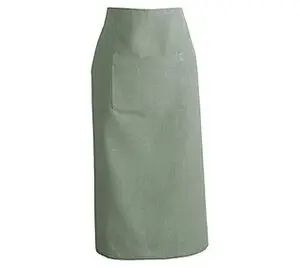 DESIGN IMPORTS Chambray Half-waist Bistro Apron - One-color