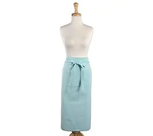 DESIGN IMPORTS Chambray Half-waist Bistro Apron