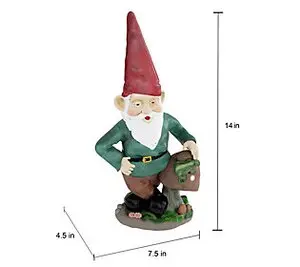 PURE GARDEN Lawn Gnome Statue