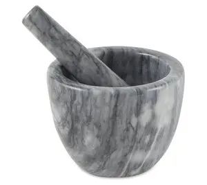 RSVP 6-oz Marble Mortar And Pestle - One-color