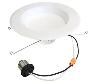 BULBRITE 5/6' Soft White Round Led Recessed Dow Light 8pk