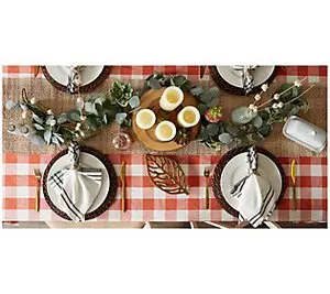 DESIGN IMPORTS Buffalo Check Tablecloth 60' X 8 4