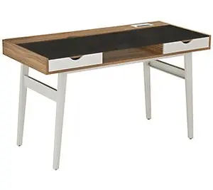 TECHNI MOBILI Compact Computer Desk With Multiple Storage - One-color