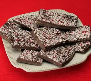 LANDIES CANDIES Sh12/8 Dark Chocolate 10 Ozpeppermint Bark - One-color