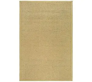 SAFAVIEH Serenity Houndstooth Natural Fiber Sisal 4' X 6 Rug W/border - One-color