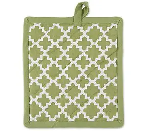 DESIGN IMPORTS Lattice Oven Mitt & Potholder Se