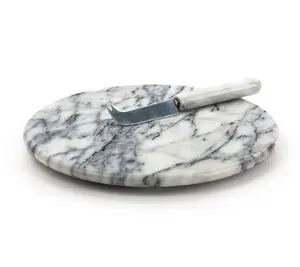 RSVP White Marble Cheese Board Set - One-color