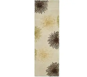 SAFAVIEH Soho 2'6' X 10' Abstract Handtufted Wool/viscos E Blend Runner - One-color