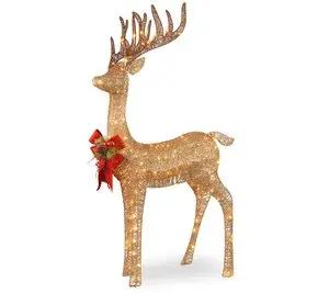 NATIONAL TREE COMPANY 48' Pre-lit Standing Reindeer - One-color