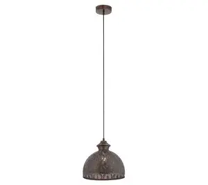 RIVER OF GOODS 11' Merope Metal Bowl Shade Pendant Light - One-color
