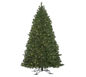 VICKERMAN 4.5' X 38' Oregon Fir Outdoor Prelit Ree - One-color