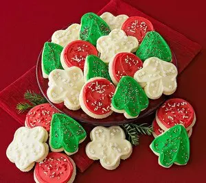 CHERYL'S Sh 12/8 Holiday 24-piece Buttercream Cookies - One-color
