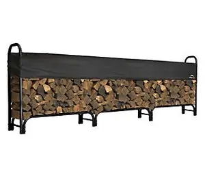 SHELTERLOGIC 12' Firewood Rack With Adjustablec Over