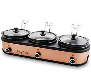 MEGACHEF 2.5 Quart Triple Slow Cooker And Buffe T Server - One-color