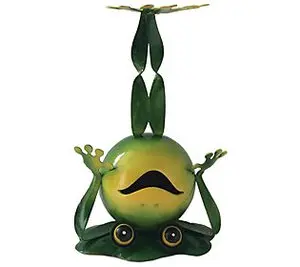 SANTA'S WORKSHOP Iron Frog Standing On Head By - One-color