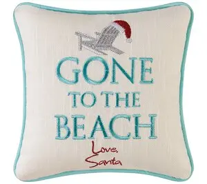 C&F HOME 10' X 10' Gone To The Beach Pillow By - One-color