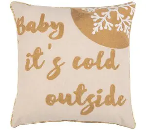 SAFAVIEH Cold Outside 1'6' X 1'6' Pillow - One-color