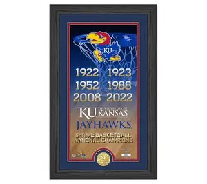 HIGHLAND MINT Kansas Jayhawks Legacy Frame
