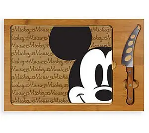 PICNIC TIME Mickey Mouse Serving Tray & Knife S T - One-color