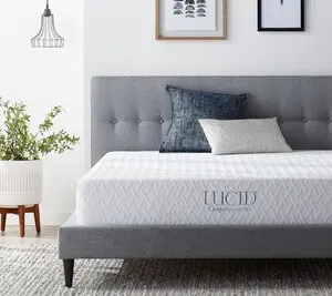 LUCID Comfort Collection 10' Medium Mattress, T Win Xl - One-color