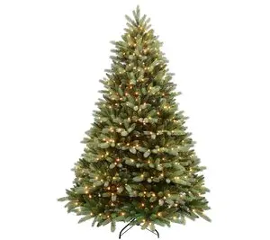 PULEO INTERNATIONAL 7.5' Pre-lit Davidson Fir Premier Tree - One-color