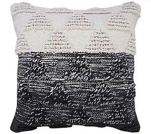 OX BAY TRADING CO. Ox Bay Geometric Textured Triangle Throw Pillow - One-color