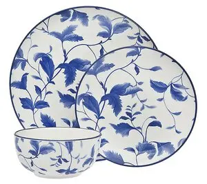 GODINGER Arleigh 12-piece Porcelain Dinnerwareset - One-color