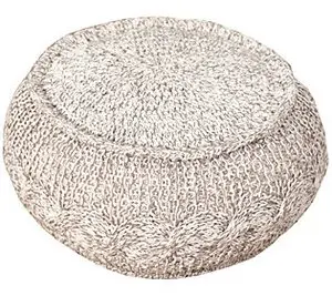 OX BAY TRADING CO. Ox Bay Natural Jute Pouf - One-color