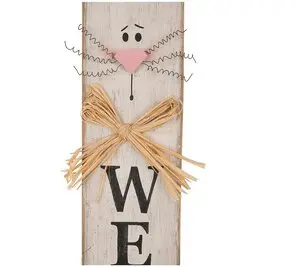GLITZHOME Welcome Cute Easter Bunny Porch Sign Th Bunny Ears
