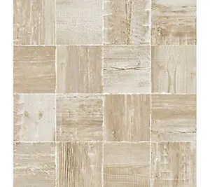NEXTWALL Wood Block Peel And Stick Wallpaper Ro Ll - One-color
