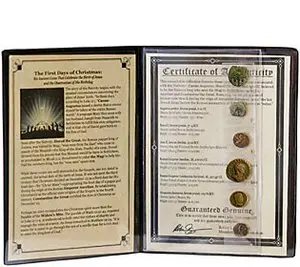AMERICAN COIN TREASURES First Days Of Christmas Ancient Coin Collection - One-color