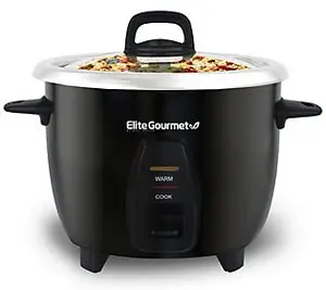 ELITE Gourmet 10-cup Rice Cooker - One-color