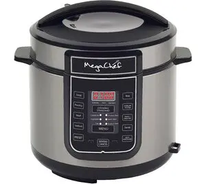 MEGACHEF 6-quart Digital Pressure Cooker W/ 14 Reset Features - One-color