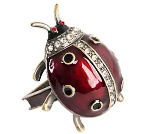 VALERIE PARR HILL Ladybug Design Napkin Rings By Valerie (set Of 4) - One-color