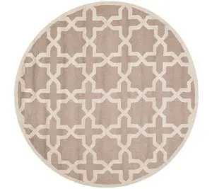 SAFAVIEH Moroccan Cambridge 6' Round Rug By - One-color