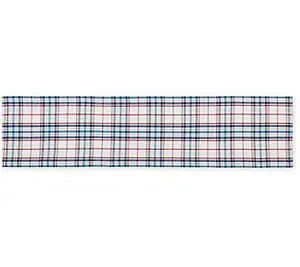 DESIGN IMPORTS 14' X 72' Lighthouse Plaid Table Loth