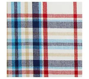 DESIGN IMPORTS 60' X 104' Lighthouse Plaid Tabl Cloth
